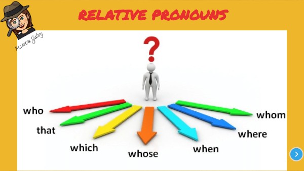 RELATIVE PRONOUNS