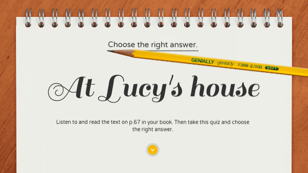 At Lucy's house | Genially