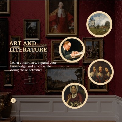 Vocabulary. art, museums, literature | Genially