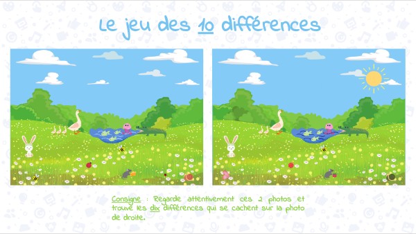 Le jeu des 10 différences | Genially