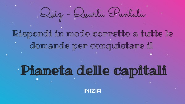 Il pianeta delle capitali - Quarta Puntata | Genially