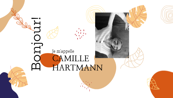 CV animé HARTMANN Camille | Genially