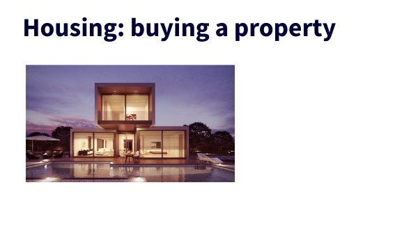 Housing: Buying | Genially