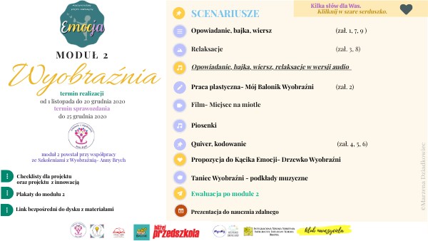 Moduł 2- Wyobraźnia ©Marzena Dziadkowiec md | Genially