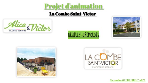 Copie - Rapport De Stage LA COMBE SAINT-VICTOR | Genially