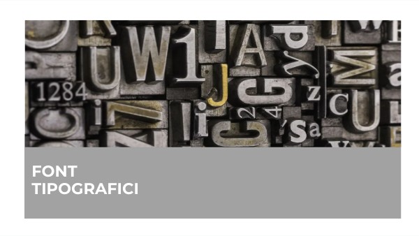 FONT TIPOGRAFICI | Genially