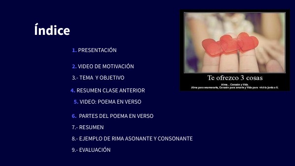 POEMA EN VERSO