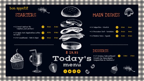 TODAY'S MENU | Genially