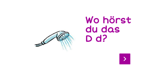 Wo hörst du das Dd?