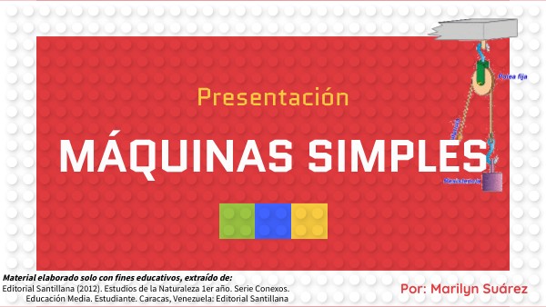 PRESENTACIÓN máquinas simples | Genially