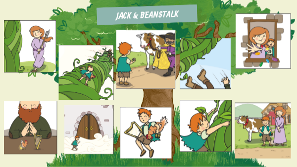 Jack and beanstalk sequencing activity | Genially