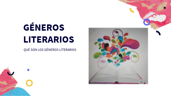 GENEROS LITERARIOS