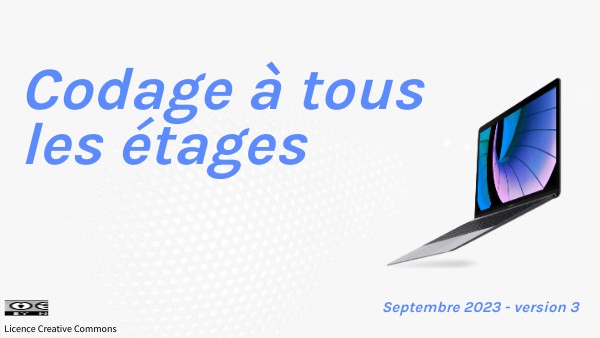 Copie - Webinaire_ Codage à tous les étages_version3 | Genially