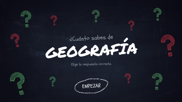 Geografía, mes septiembre, guía | Genially