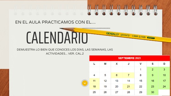 QUIZ CALENDARIO 2