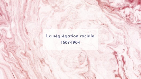 ségrégation raciale | Genially
