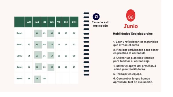 Calendario Junio | Genially