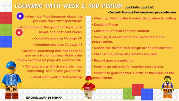 Learning Path, week 2, 3rd Period 10th