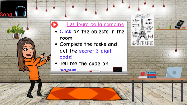 les jours de la semaine | Genially