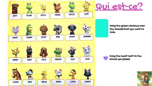 Qui est -ce - les animaux | Genially