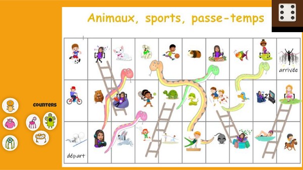 Les passe temps snakes and ladders