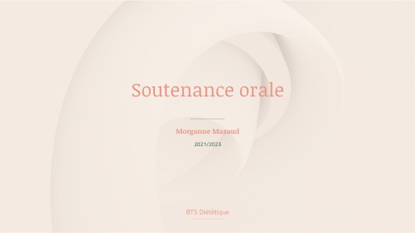 soutenance orale | Genially