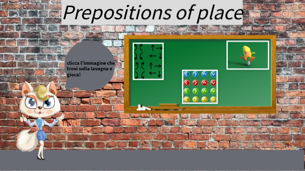prepositions of place | Genially