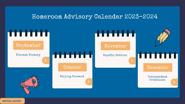 Homeroom Advisory Hager 2023-2024