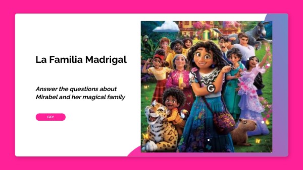 ENCANTO - LA FAMILIA MADRIGAL | Genially