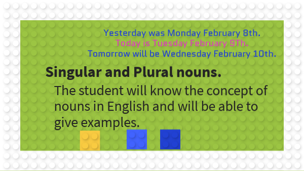 plural and singular nouns | Genially