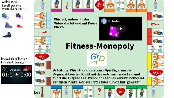 Fitness Monopoly GyD