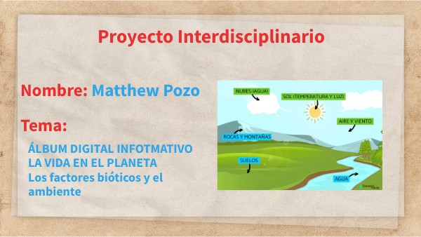 PRESENTACIÓN Album Digital Matthew Pozo 10mo"B"