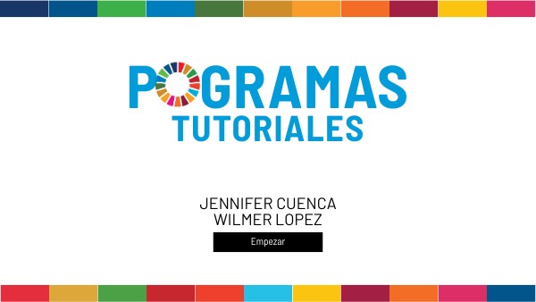 PROGRAMAS TUTORIALES