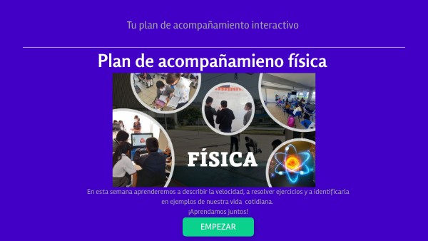 plan para el aprendiente velocidad | Genially