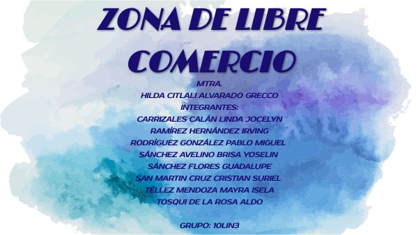 zona de libre comercio(bloques economicos)