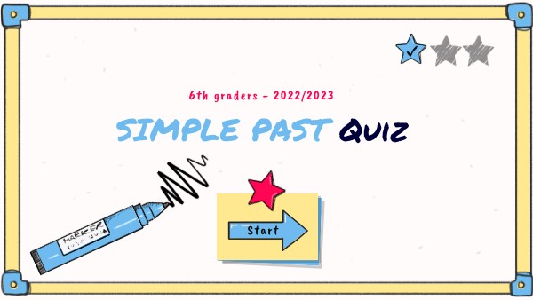 SIMPLE PAST QUIZ | Genially