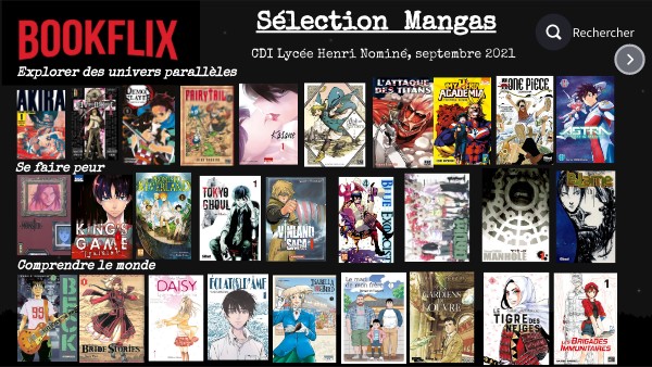 Bookflix mangas | Genially