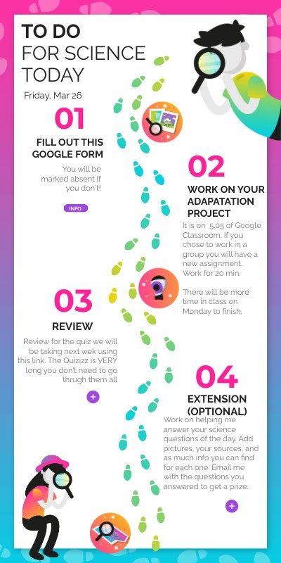 Things to do in Science Today Week 26 Friday 7th