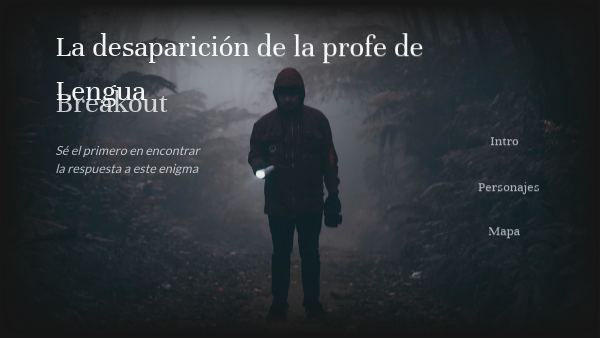 EL MISTERIO DE LA PROFE DE LENGUA | Genially