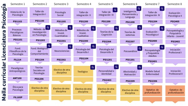Malla Curricular Licenciatura