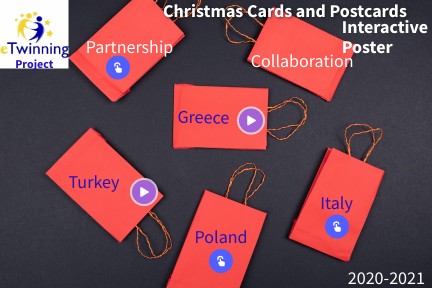 Christmas cards and postcards poster_Greece