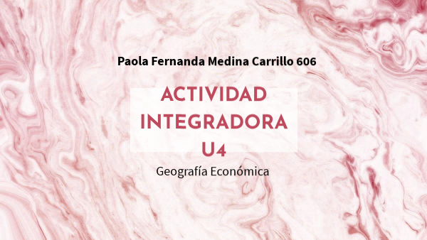Actividad Integradora U4, Medina Carrillo