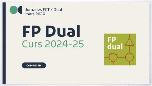 Presentació FP Dual Curs 2024-25 | Genially