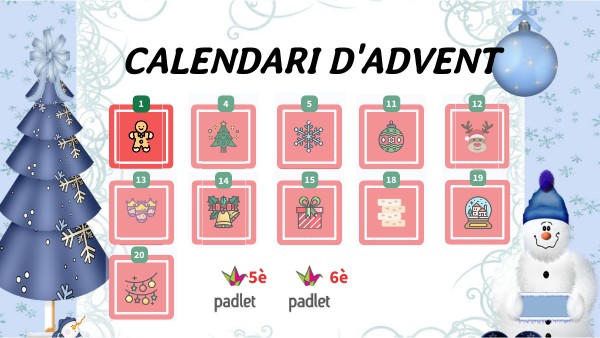Calendari Advent | Genially