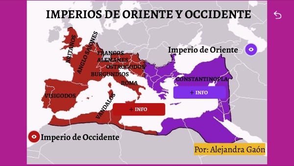 imperio romano (occidente y oriente)