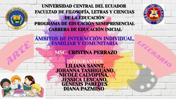 TAREA GRUPAL- ARTE LITERARIO | Genially