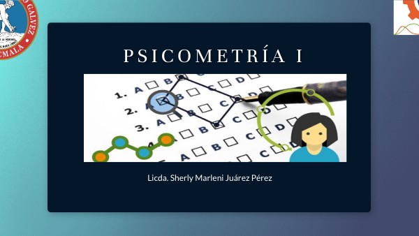 PRESENTACIÓN GUÍA DIDÁCTICA PSICOMETRÍA I | Genially