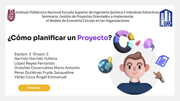 Planificacion de Proyectos | Genially
