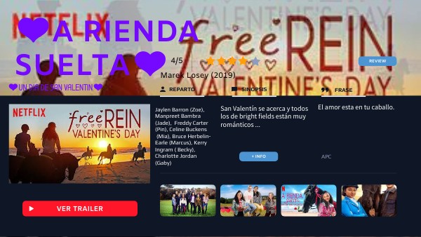 A rienda suelta plantilla cine | Genially