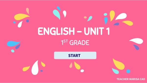 ENGLISH - UNIT 1 | Genially